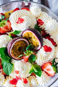 Tropical Trifle with Mango and Passionfruit - Hide My Veggies
