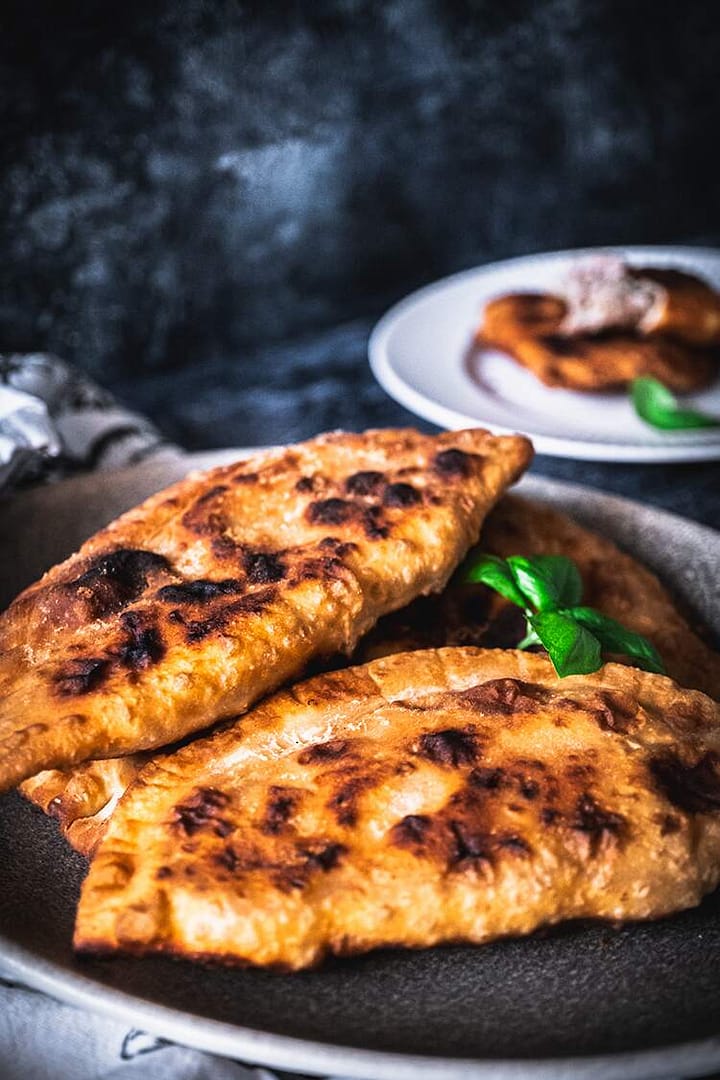 ‘Čeburekai’ with Chicken Filling - Hide My Veggies